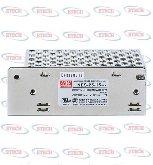 Bộ nguồn Mean Well NES-25-15 | Etech Việt Nam